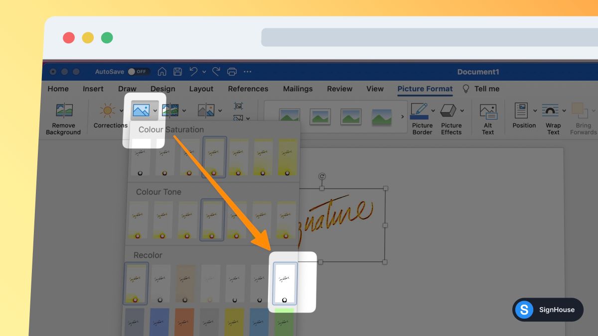 How To Draw Insert Signature In Word Quickest Way SignHouse